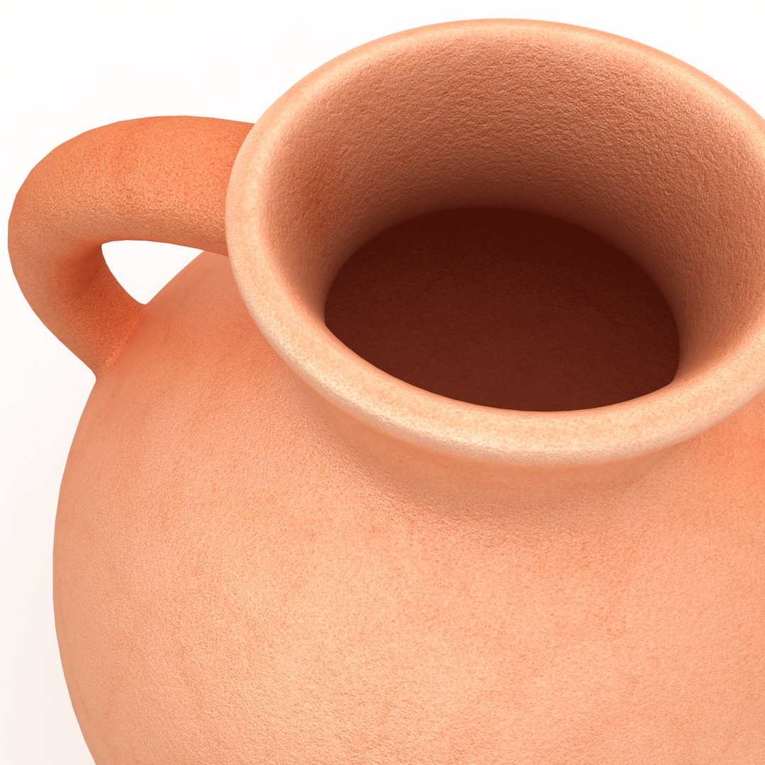 3d water pot 2 model