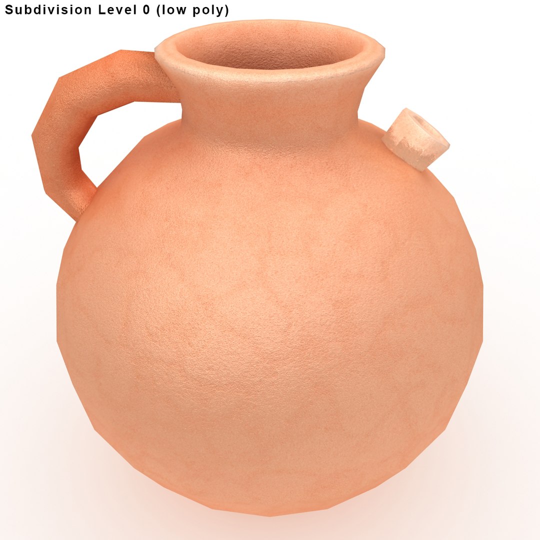 3d water pot 2 model