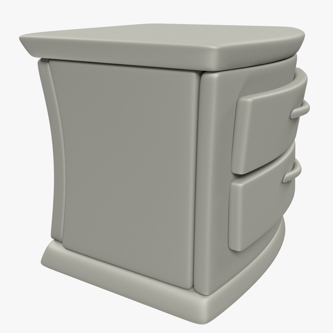 Cartoon nightstand 3D model - TurboSquid 1367270