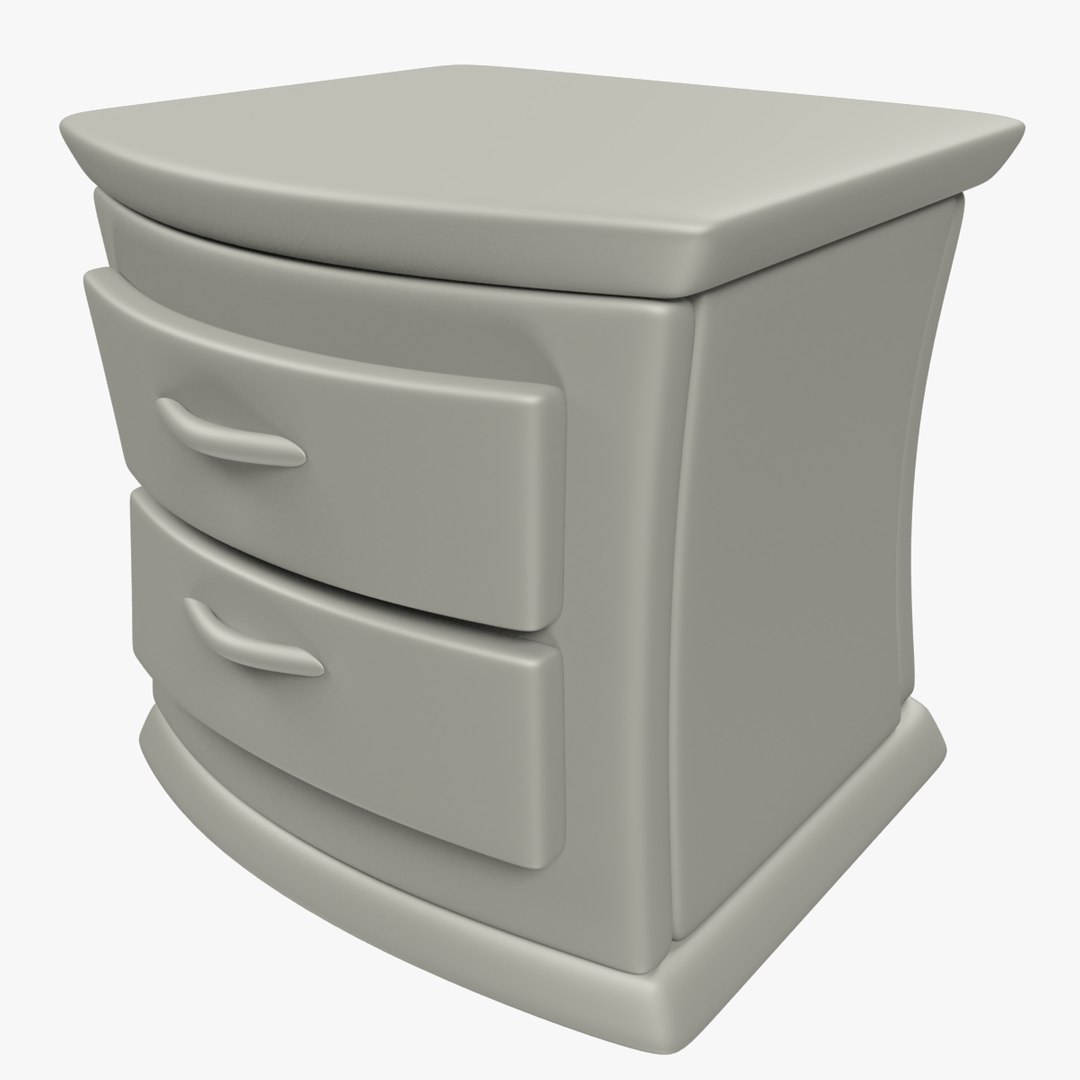 Cartoon nightstand 3D model - TurboSquid 1367270