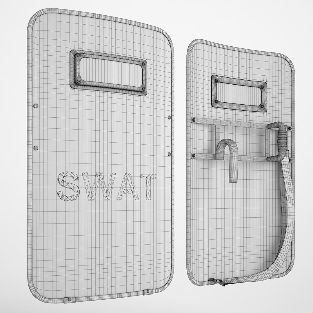 Swat Shield 3d Model