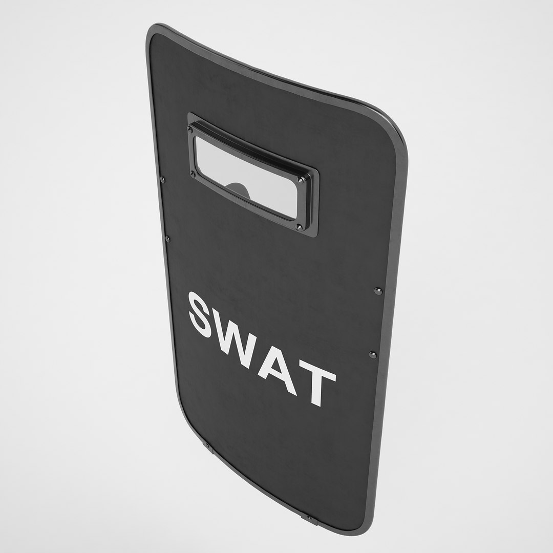 swat shield 3d model