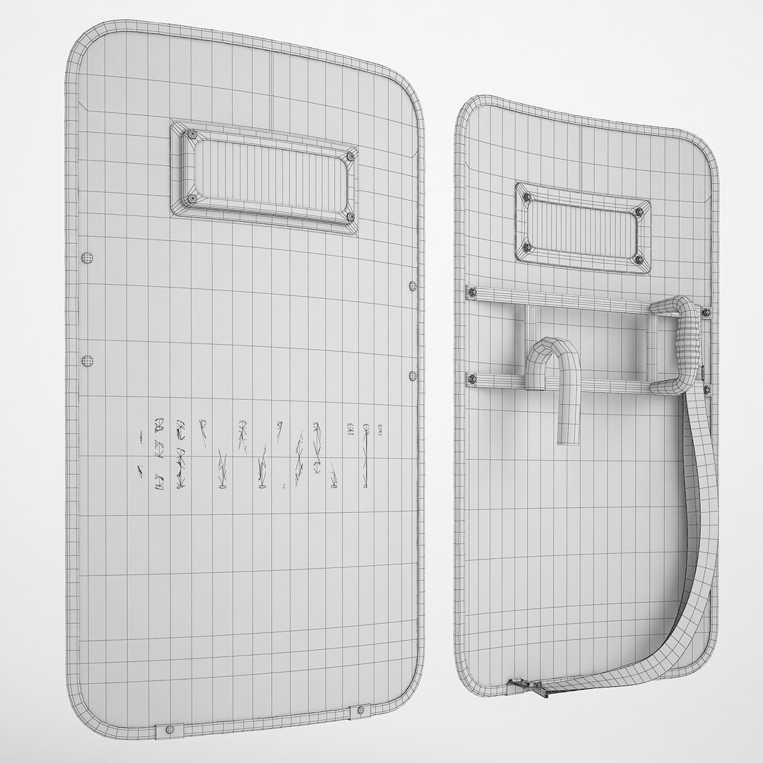 Swat Shield 3d Model