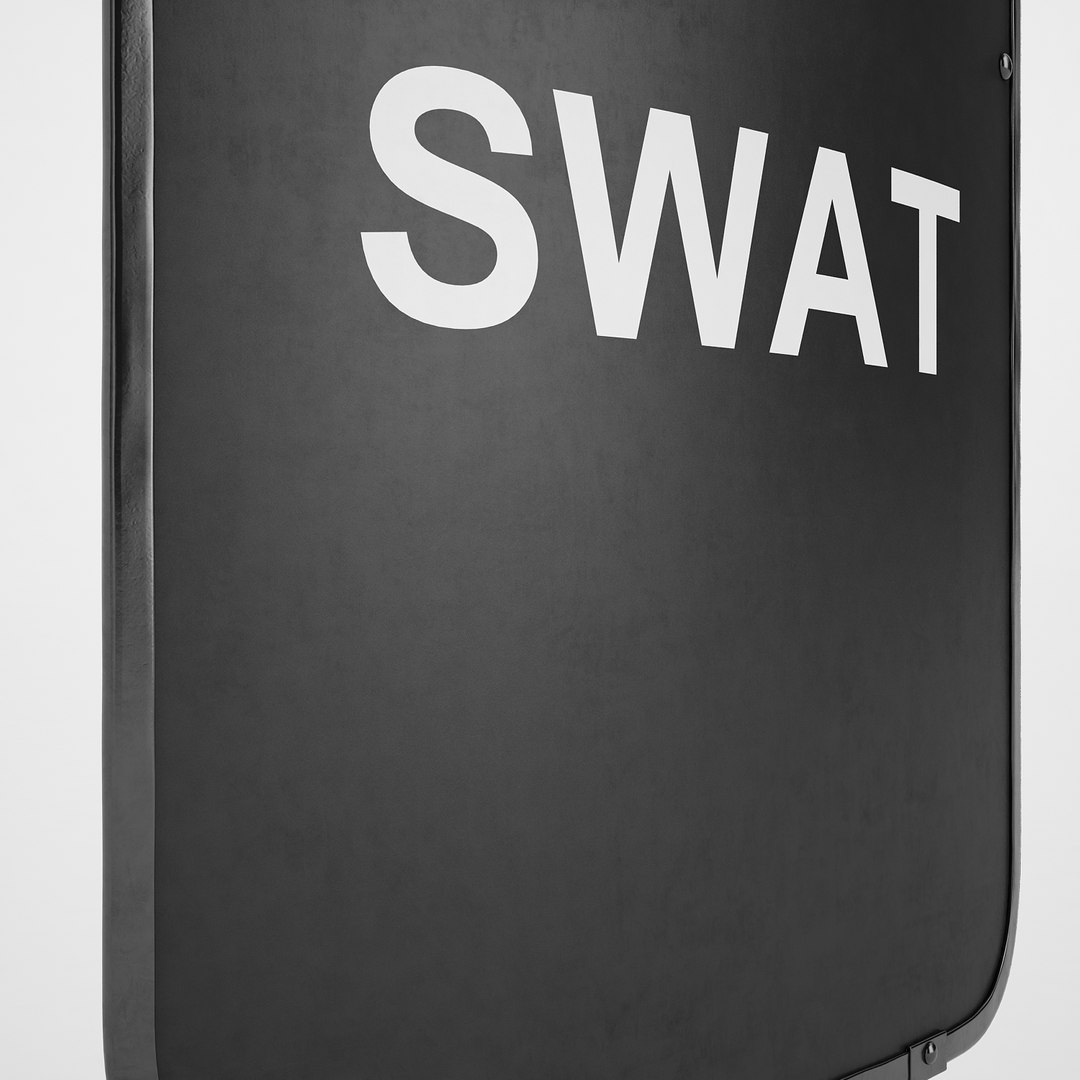 swat shield 3d model