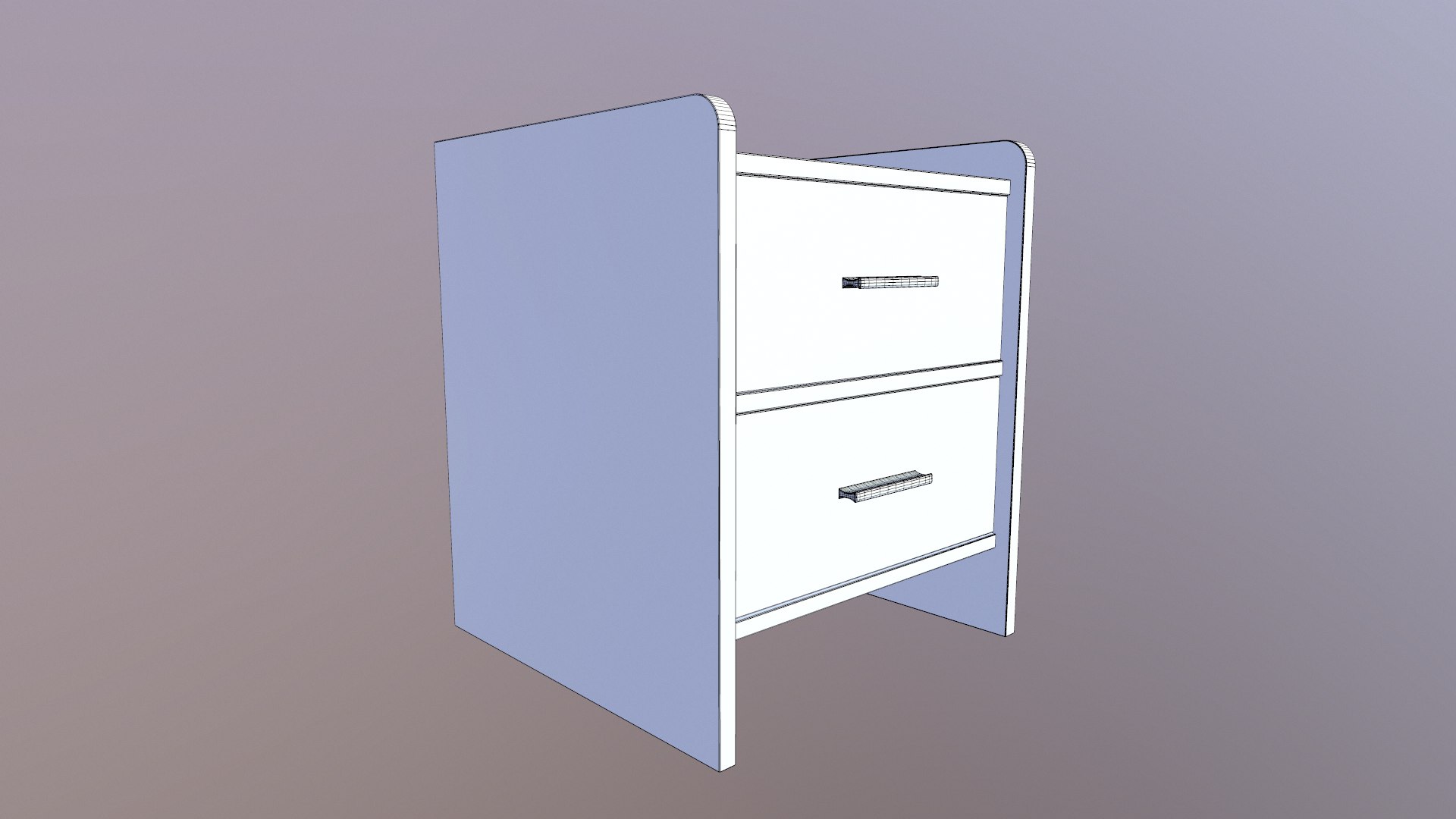 3D Bedside Table - TurboSquid 2152070