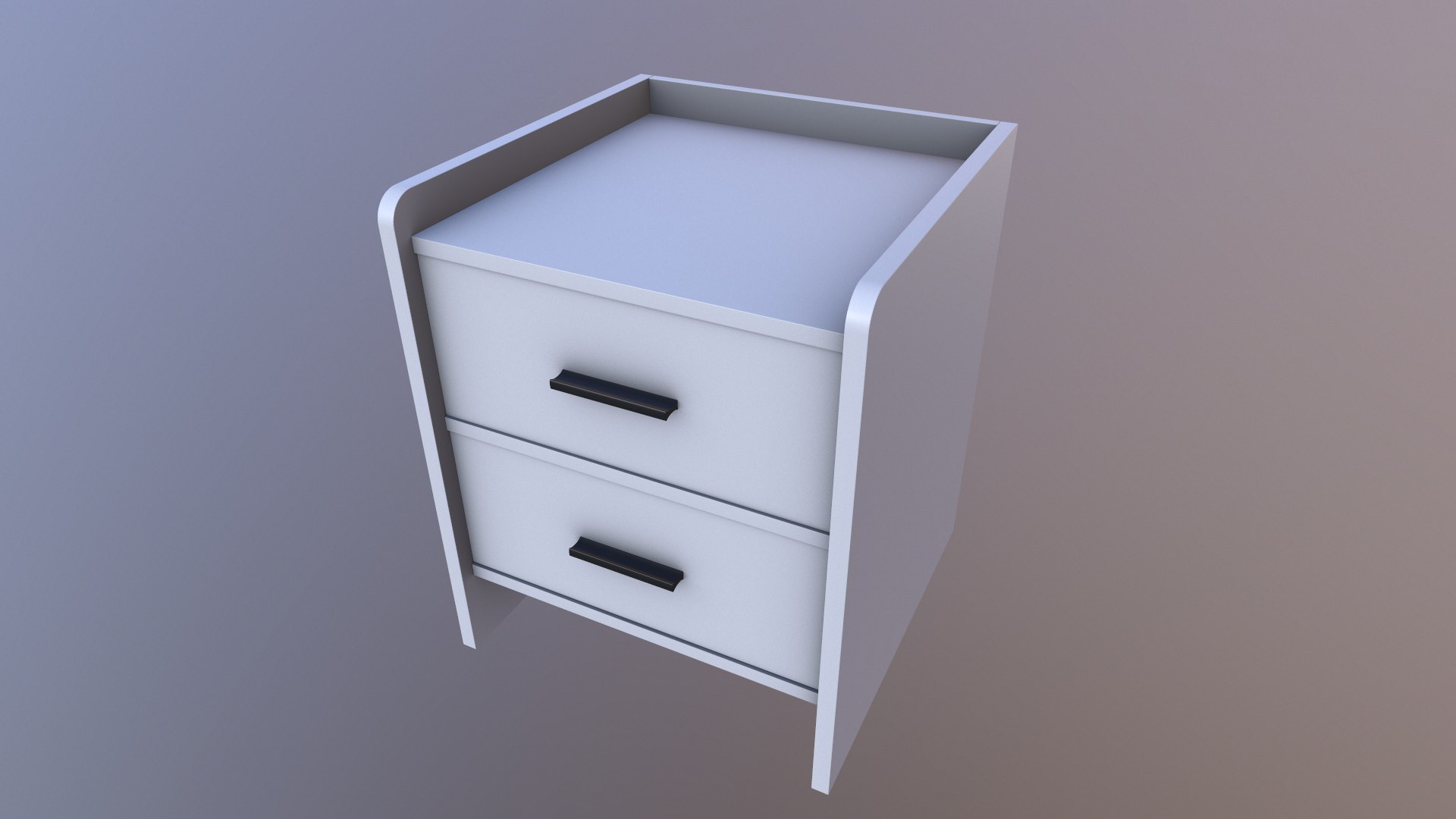 3D Bedside Table - TurboSquid 2152070