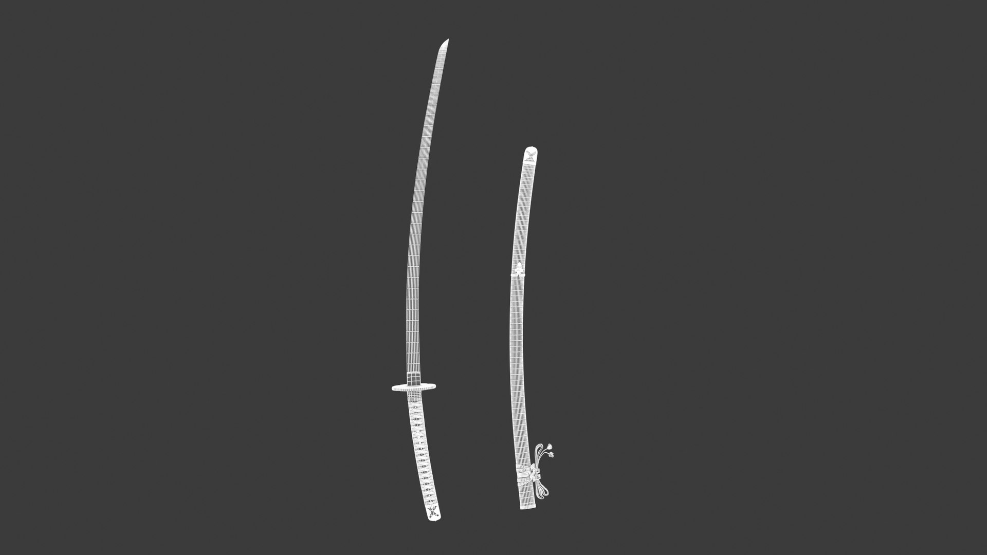 Tachi Sword 3D - TurboSquid 1734821