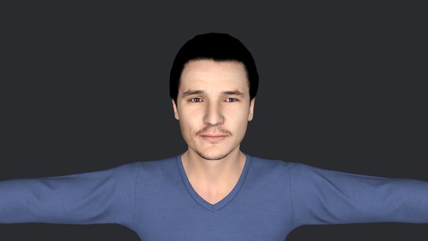 modelo 3d Pedro Pascal Personaje 3D hiperrealista de cuerpo completo y ...