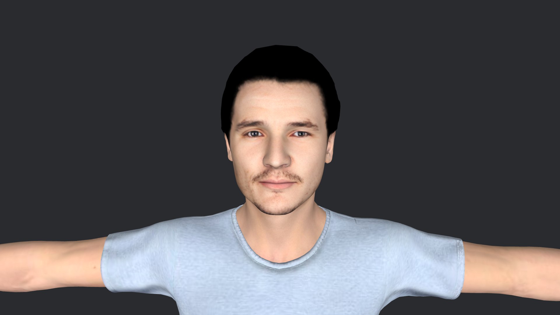 3D Pedro Pascal Hyper Realistic Full Body Fully Rigged 3D Character ...