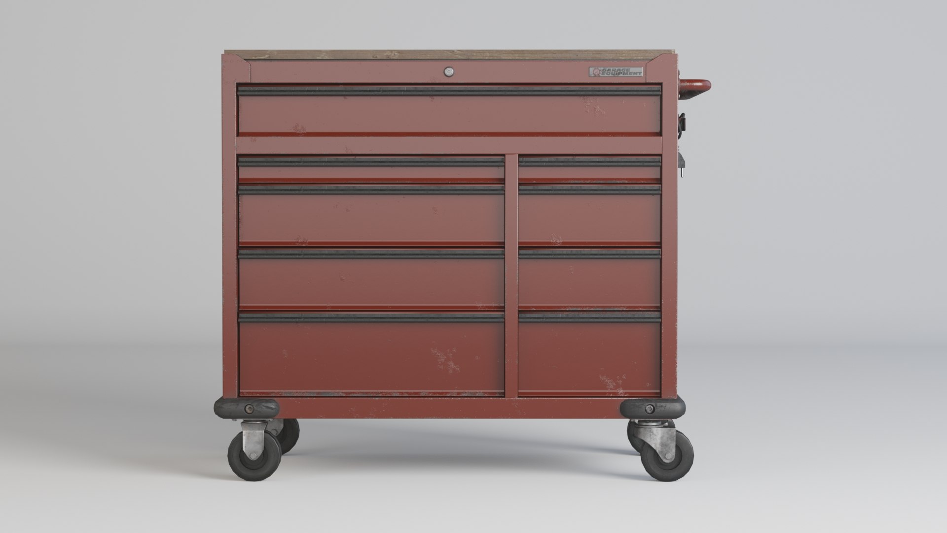 Mobile Tool Workbench With Solid Wood Top 5 PBR 3D Model - TurboSquid ...
