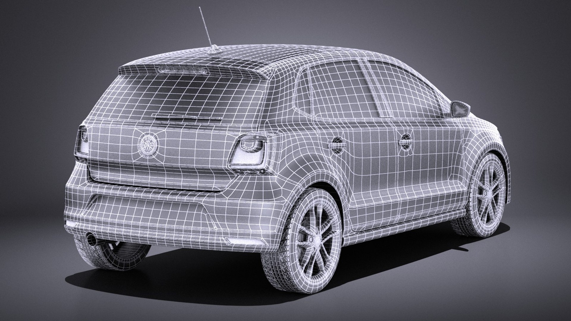 2015 volkswagen polo 3D model - TurboSquid 1292657