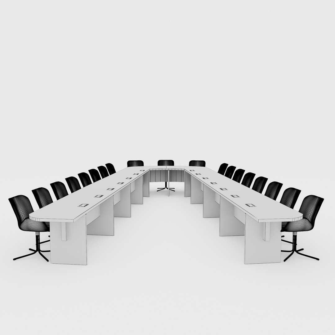 3D Model Meeting Table - TurboSquid 2117472