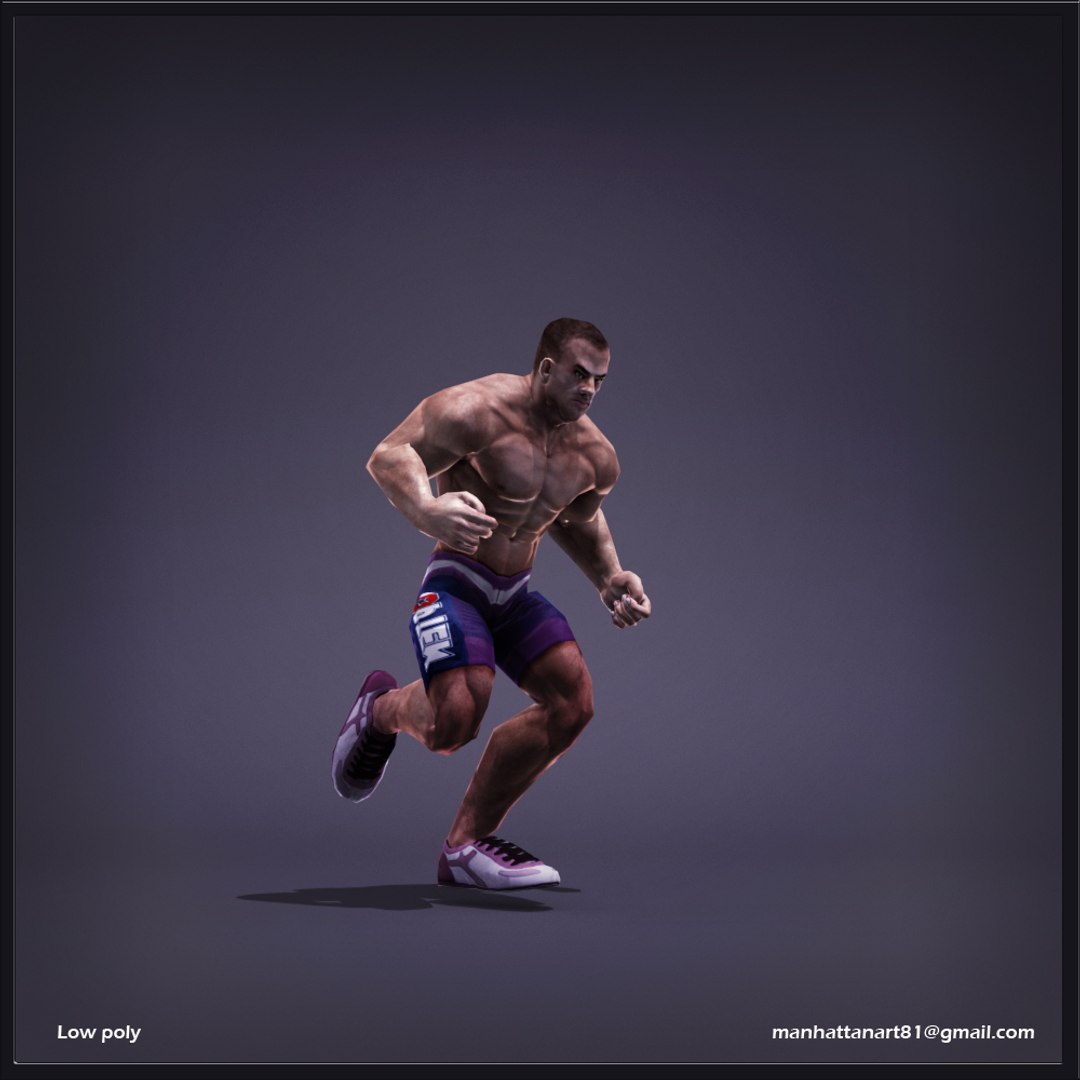 Realistic Male Body - 3d Model