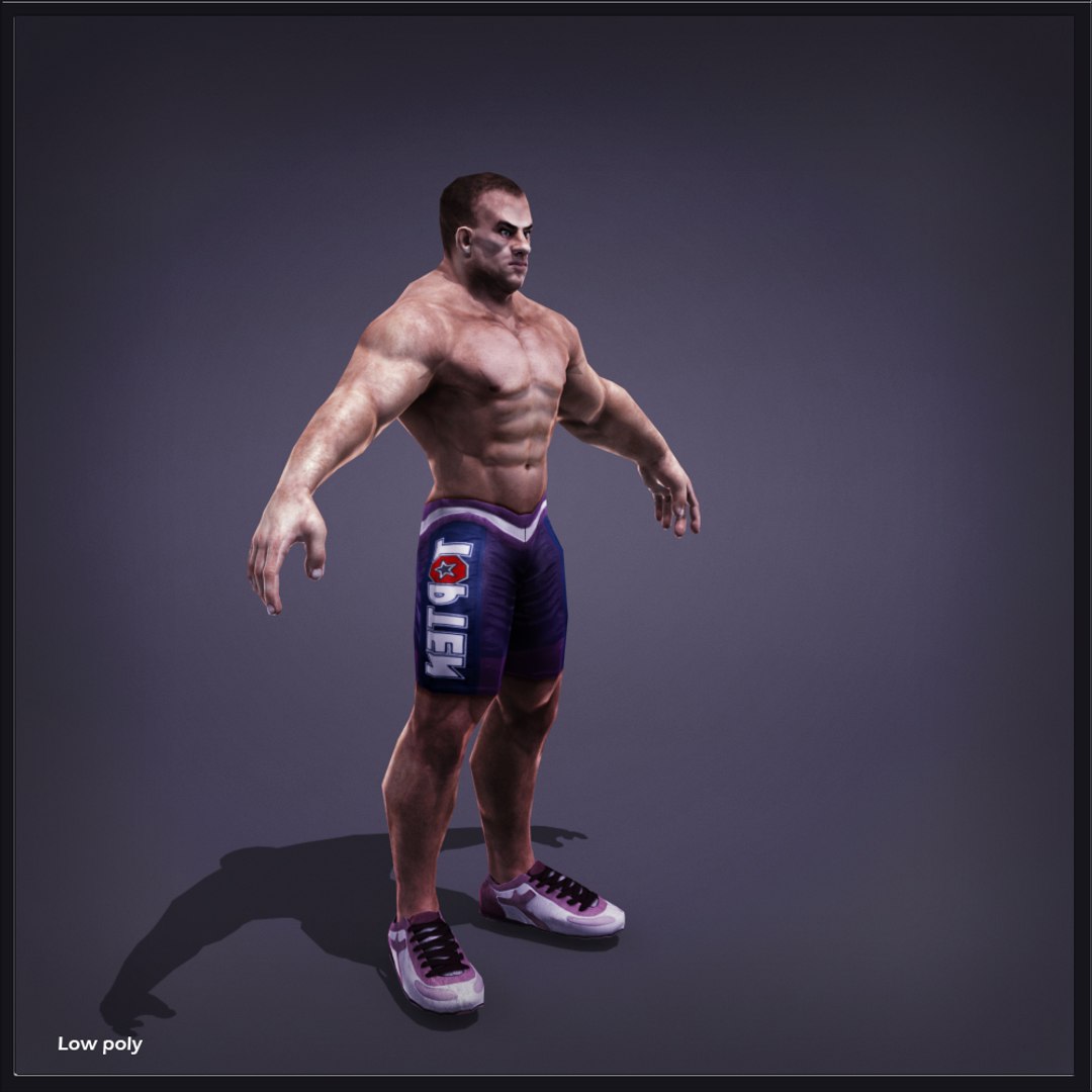 Realistic Male Body - 3d Model