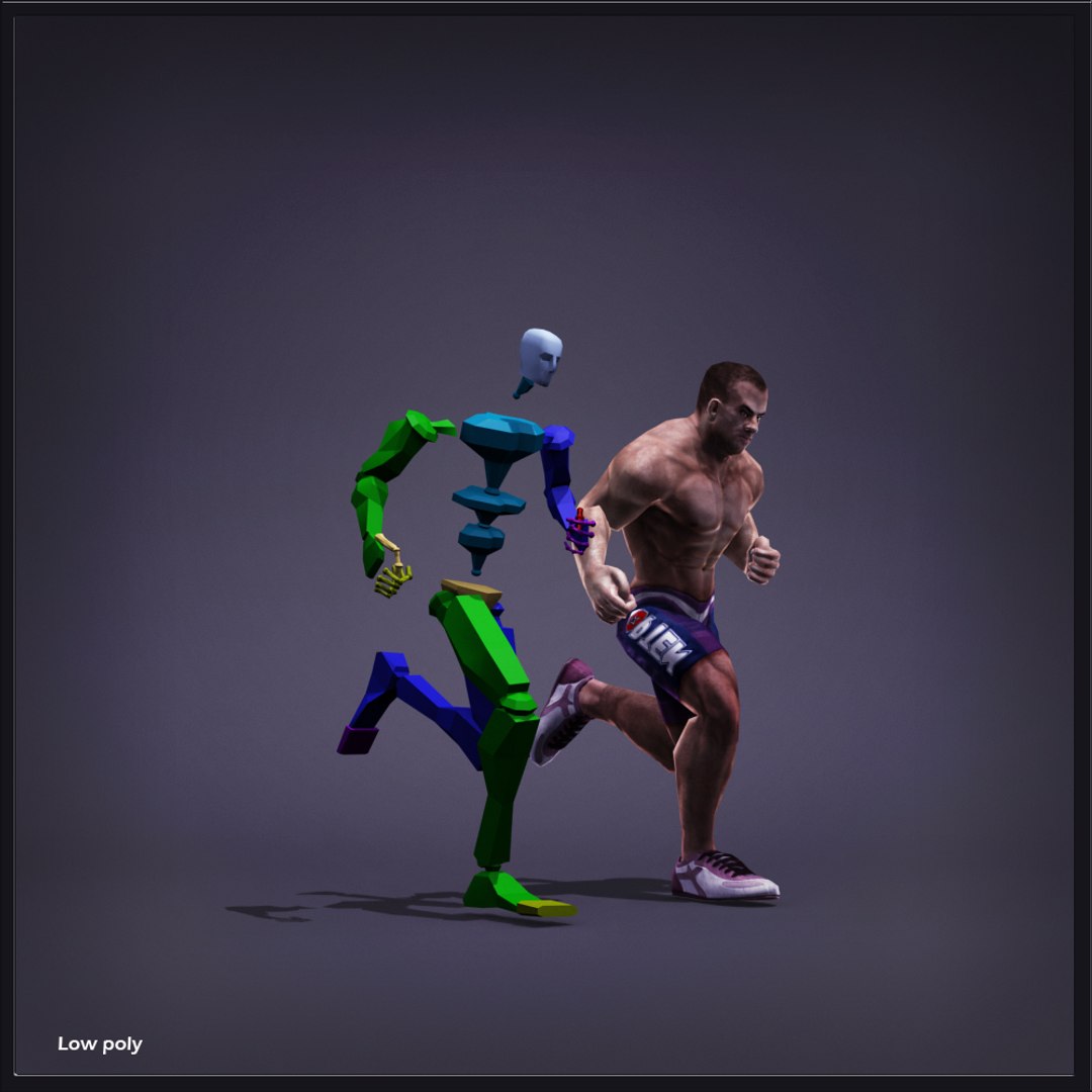Realistic Male Body - 3d Model