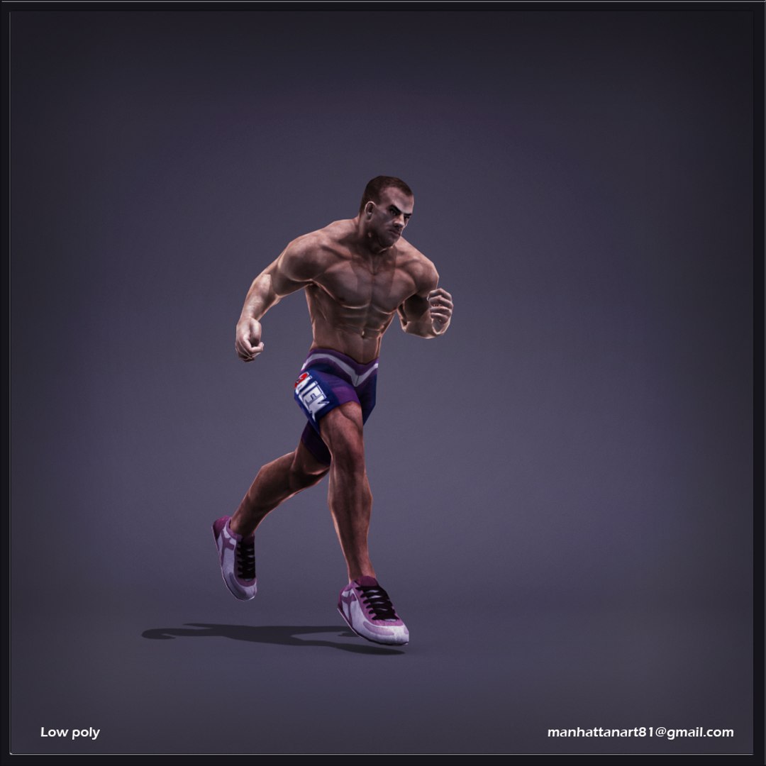 Realistic Male Body - 3d Model