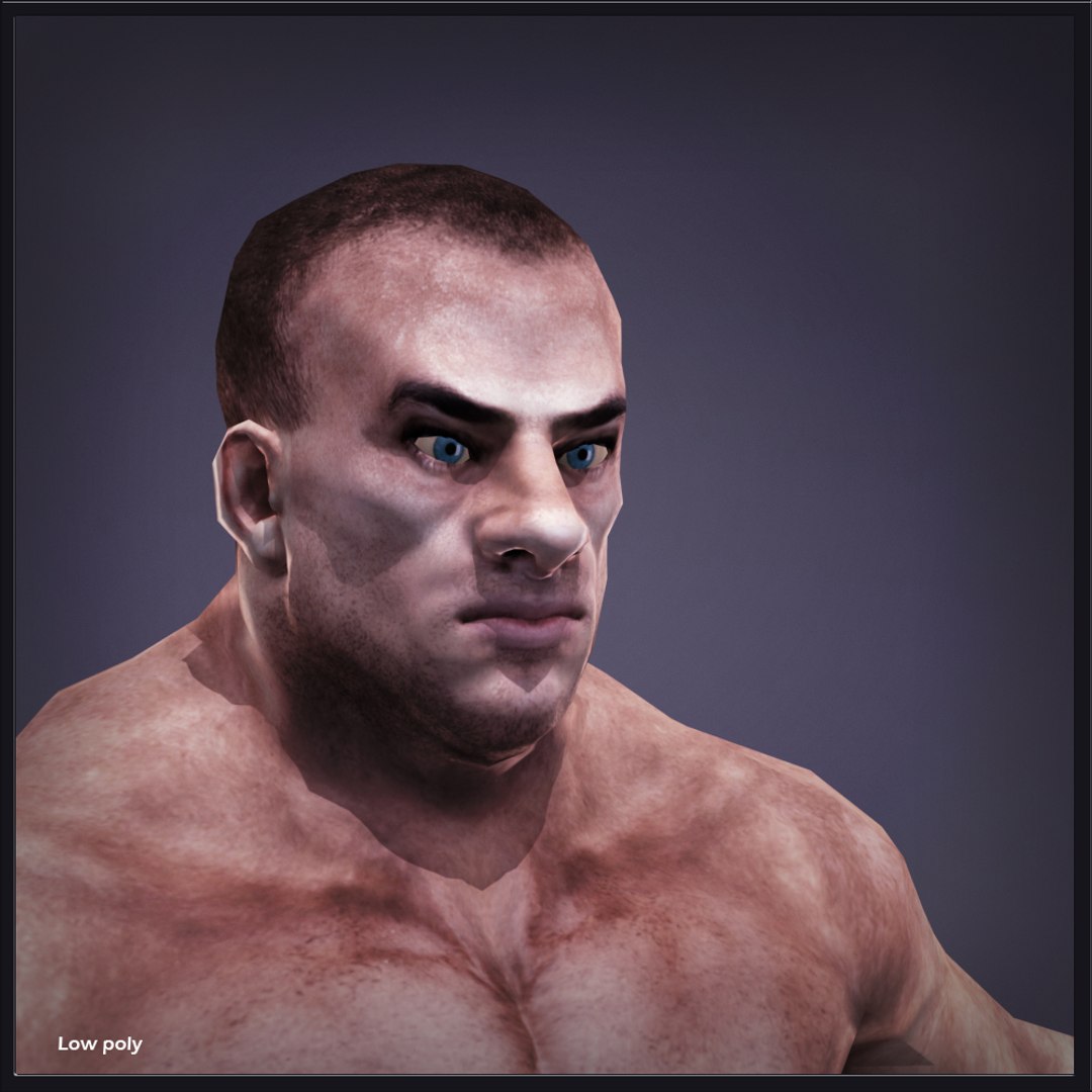 Realistic Male Body - 3d Model