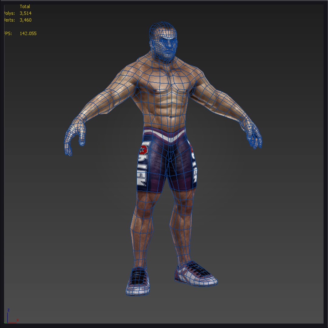 Realistic Male Body - 3d Model