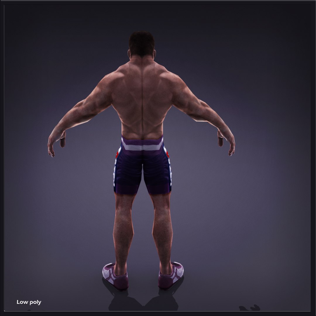 Realistic Male Body - 3d Model