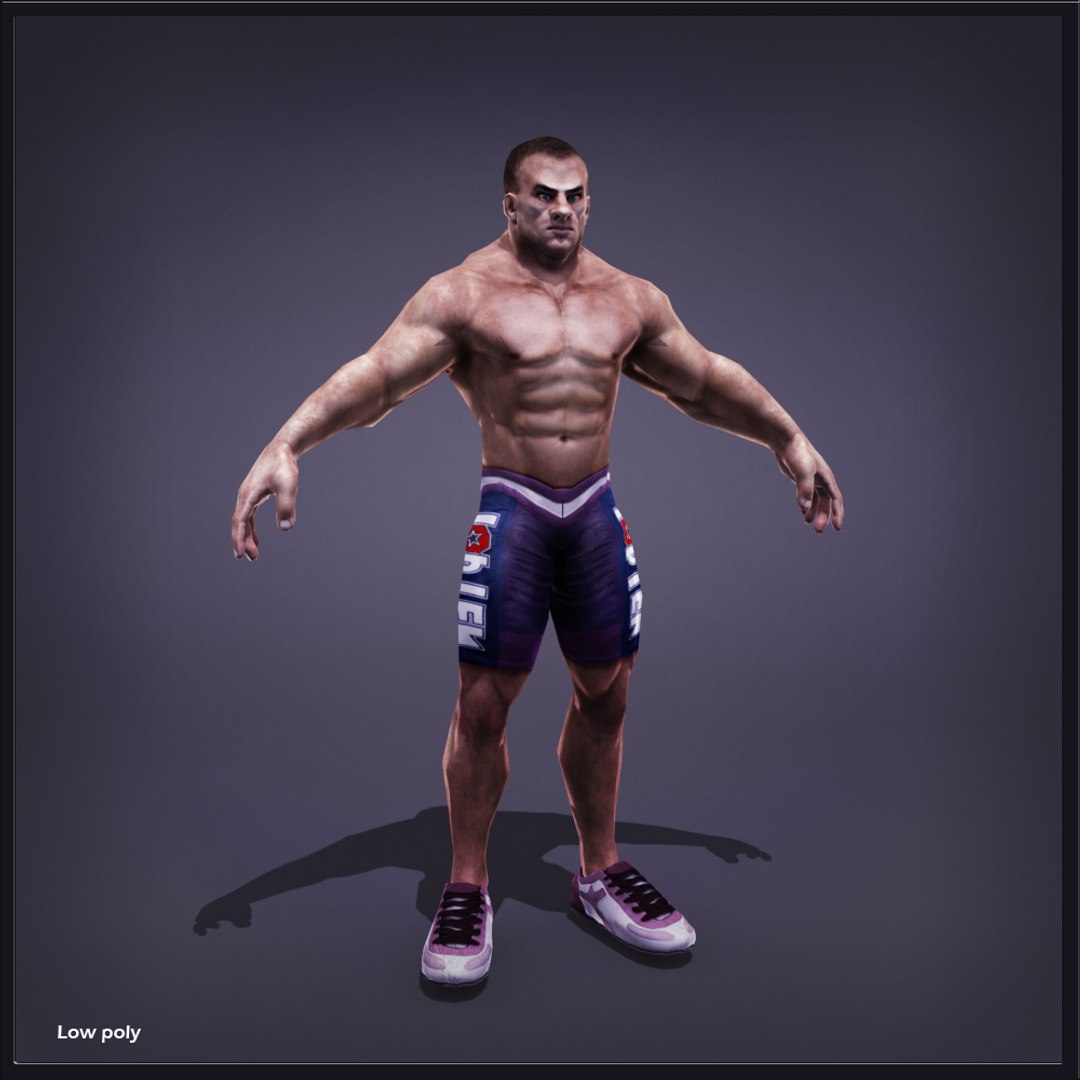 Realistic Male Body - 3d Model