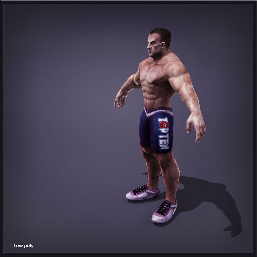 Realistic Male Body - 3d Model