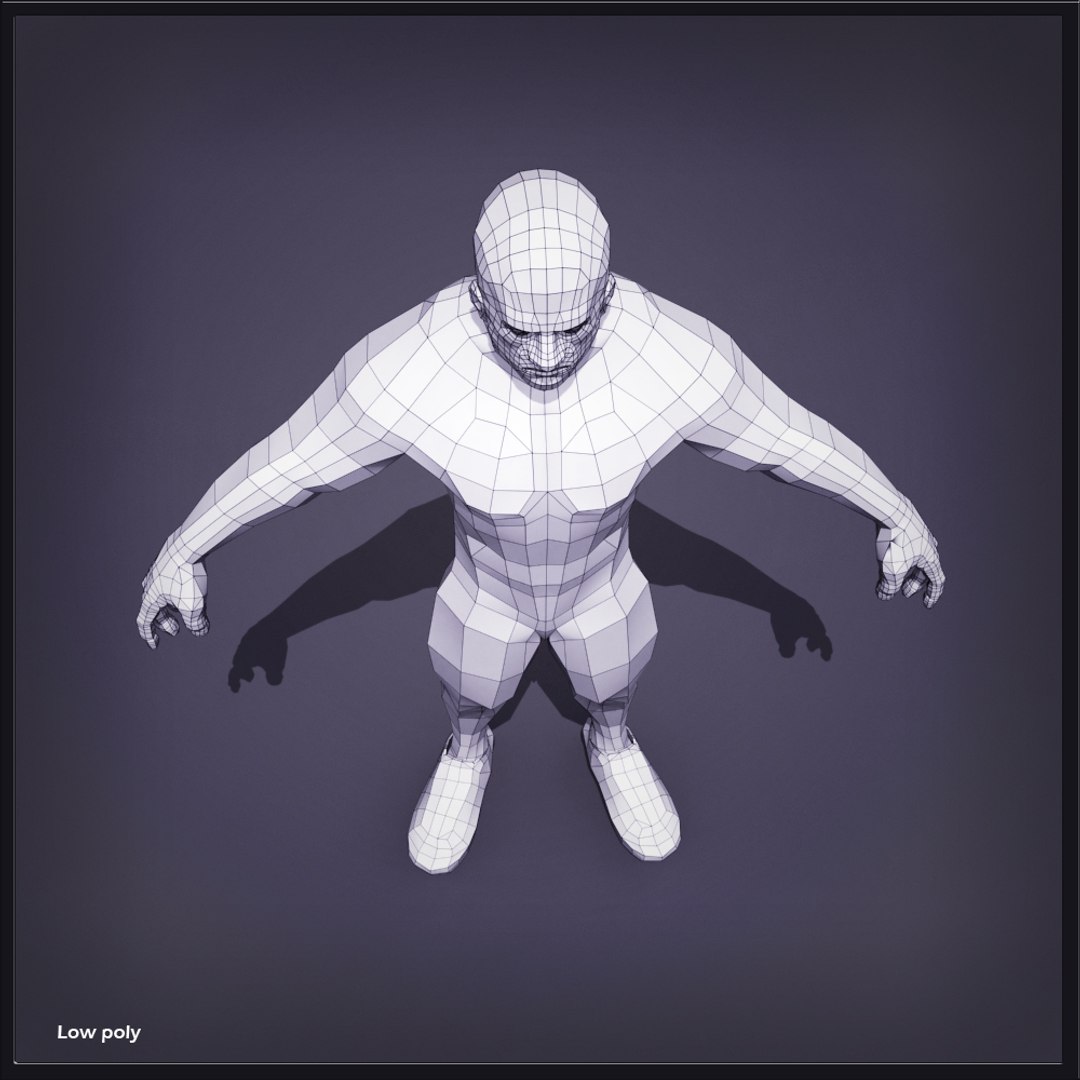 Realistic Male Body - 3d Model