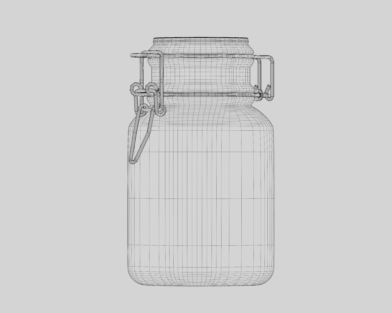 Kitchen Glass Jar 3D Model - TurboSquid 2231323
