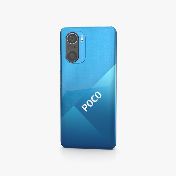 3D Xiaomi Poco F3 Deep Ocean Blue - TurboSquid 1835966
