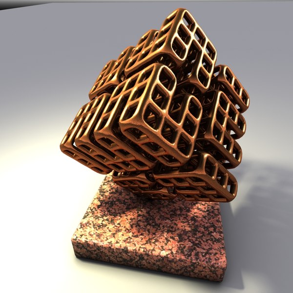 bronze sculpture 3d max