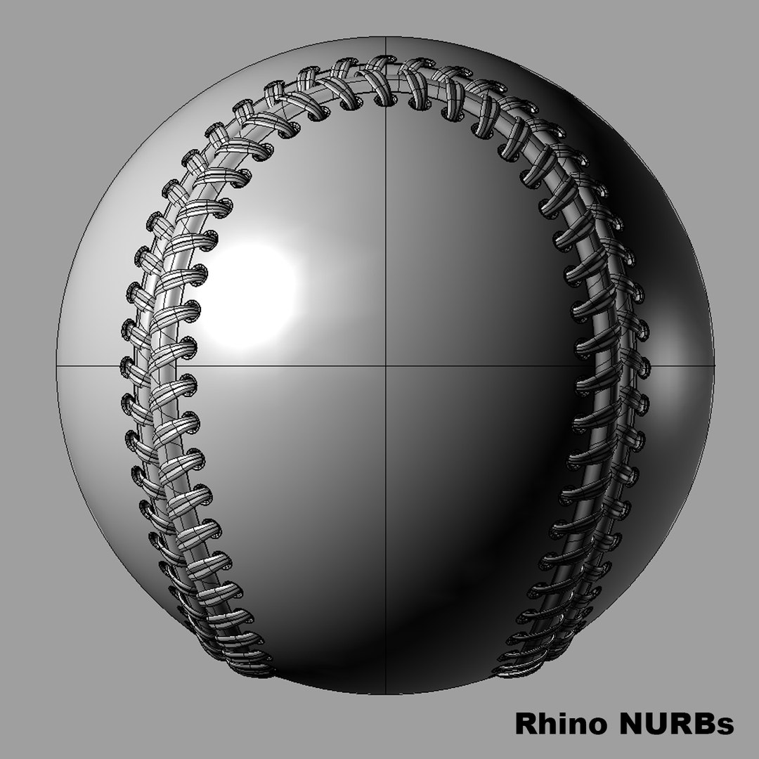 Modeled Baseball 3d C4d