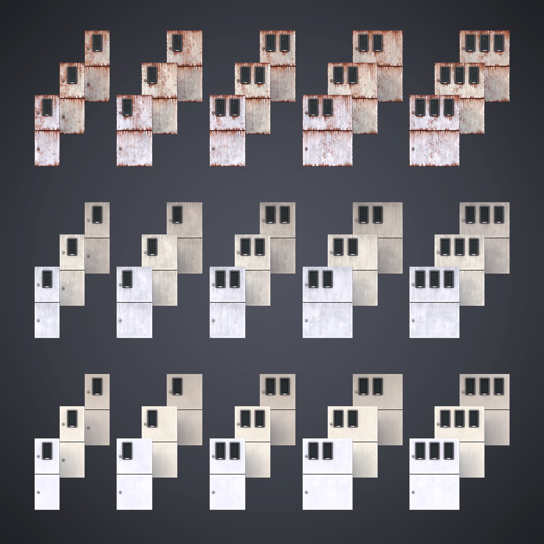 Japanese Electric Boxes - MSB 3D Model - TurboSquid 1998787