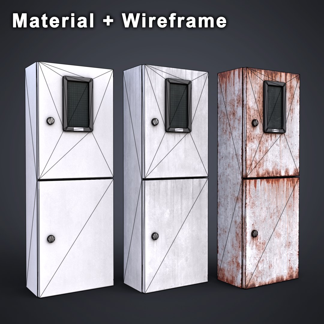 Japanese Electric Boxes - MSB 3D Model - TurboSquid 1998787