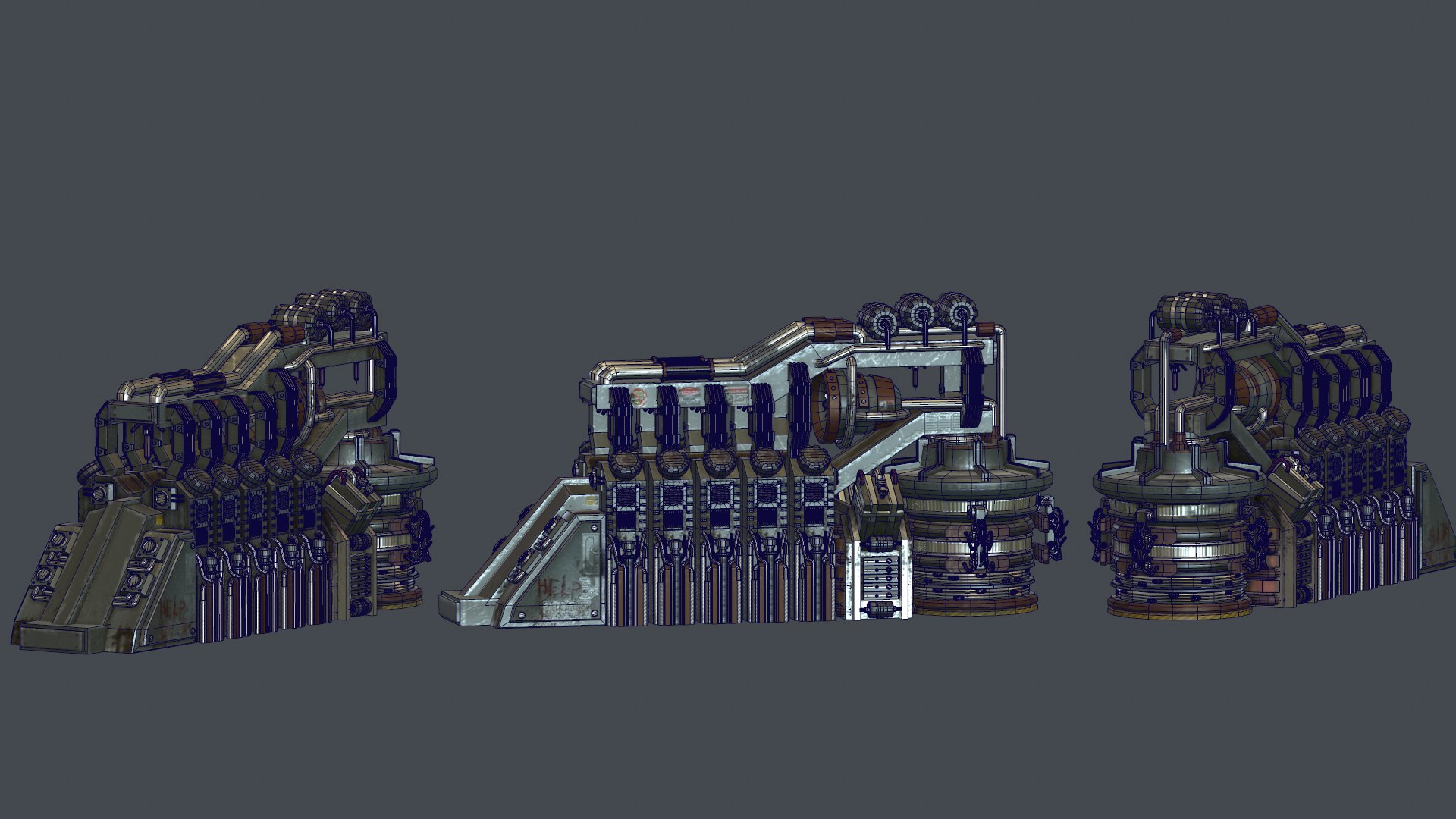 Laboratory generator 3D model - TurboSquid 1565494