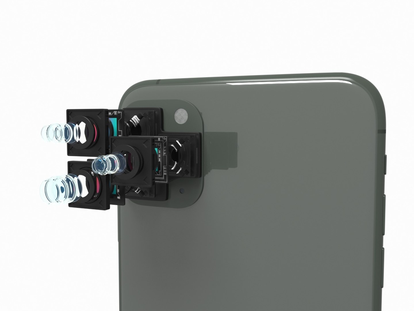 Mobile Phone Lens 3D Model - TurboSquid 2044920