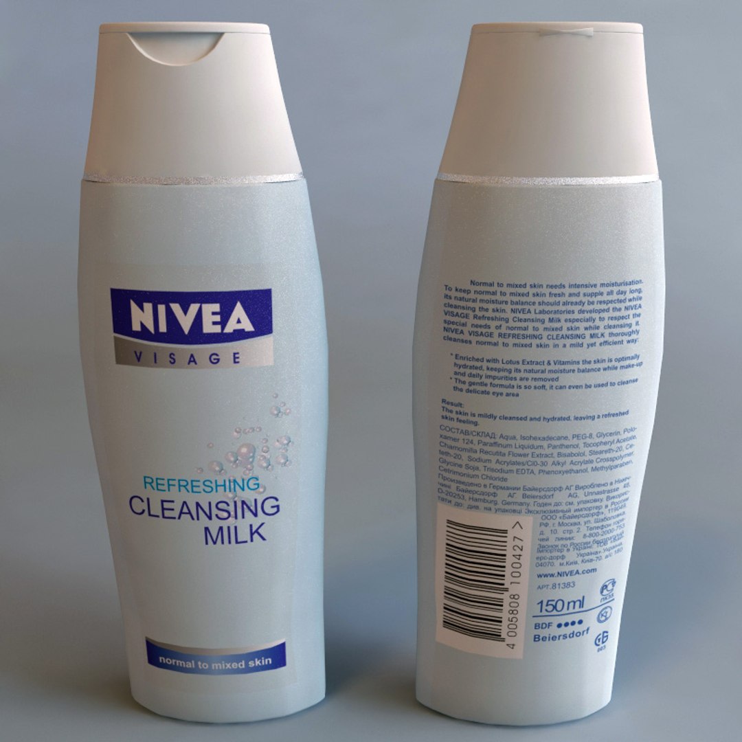 3d Model Nivea Gel Modelled