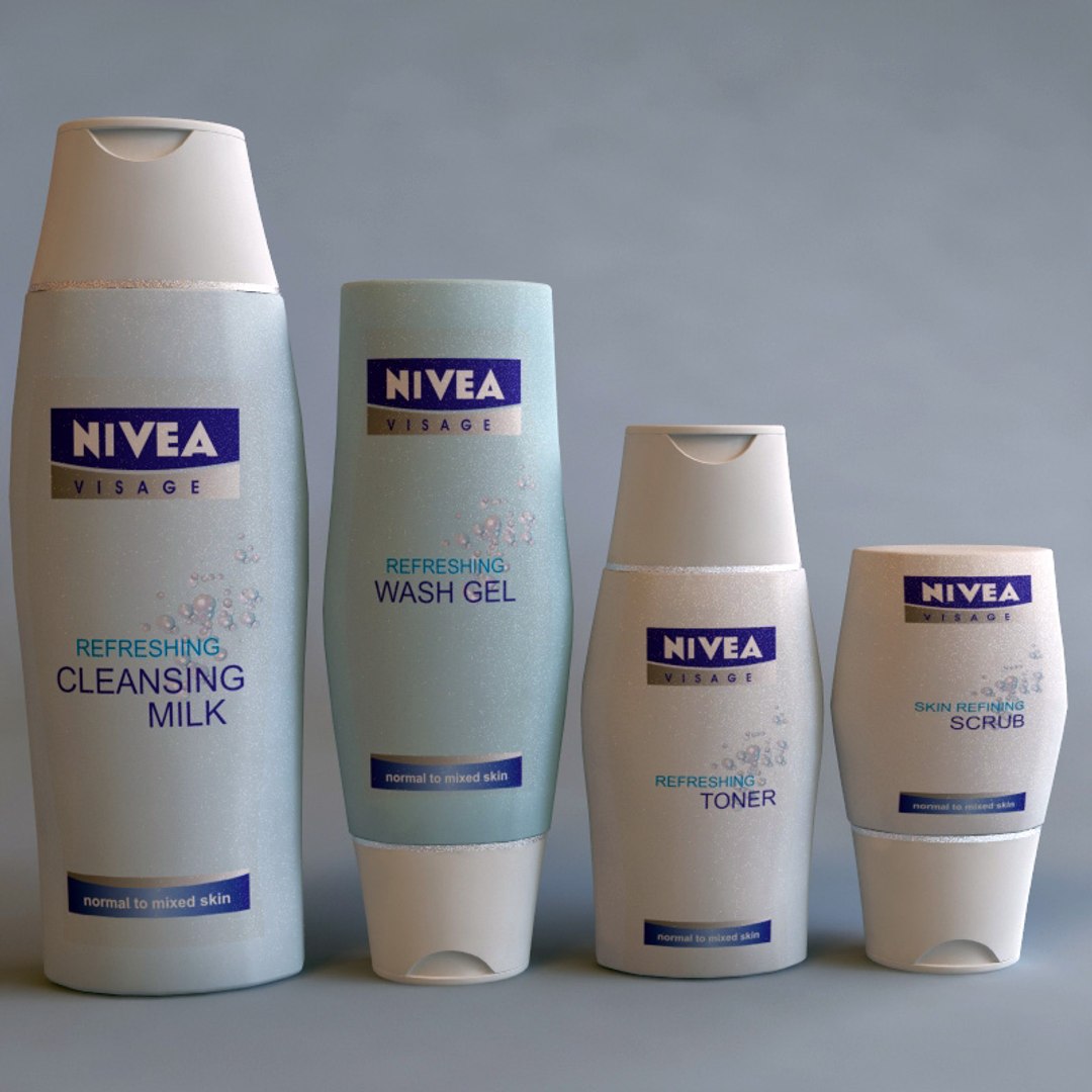 3d Model Nivea Gel Modelled