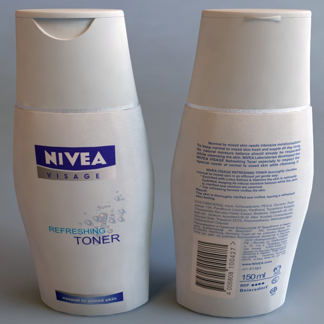 3d Model Nivea Gel Modelled
