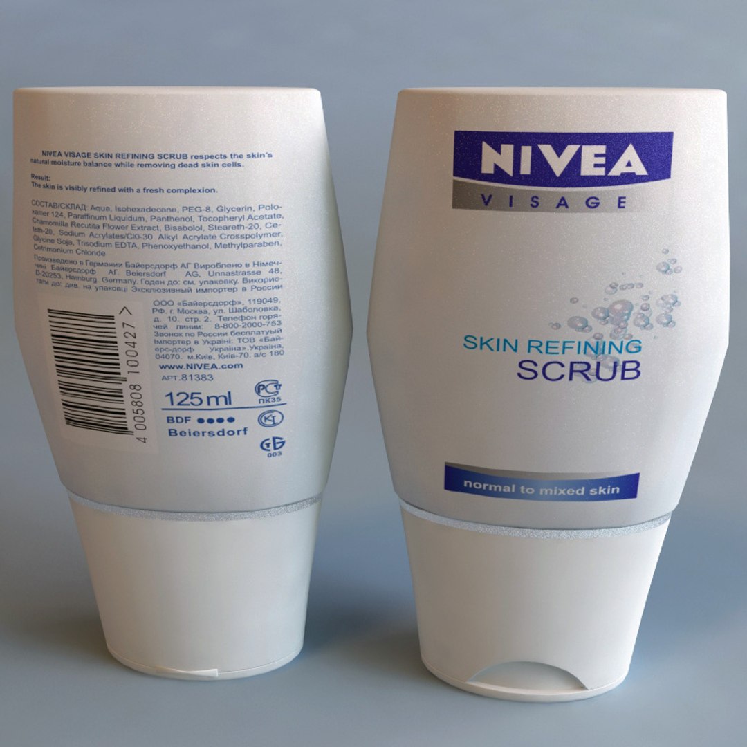 3d Model Nivea Gel Modelled