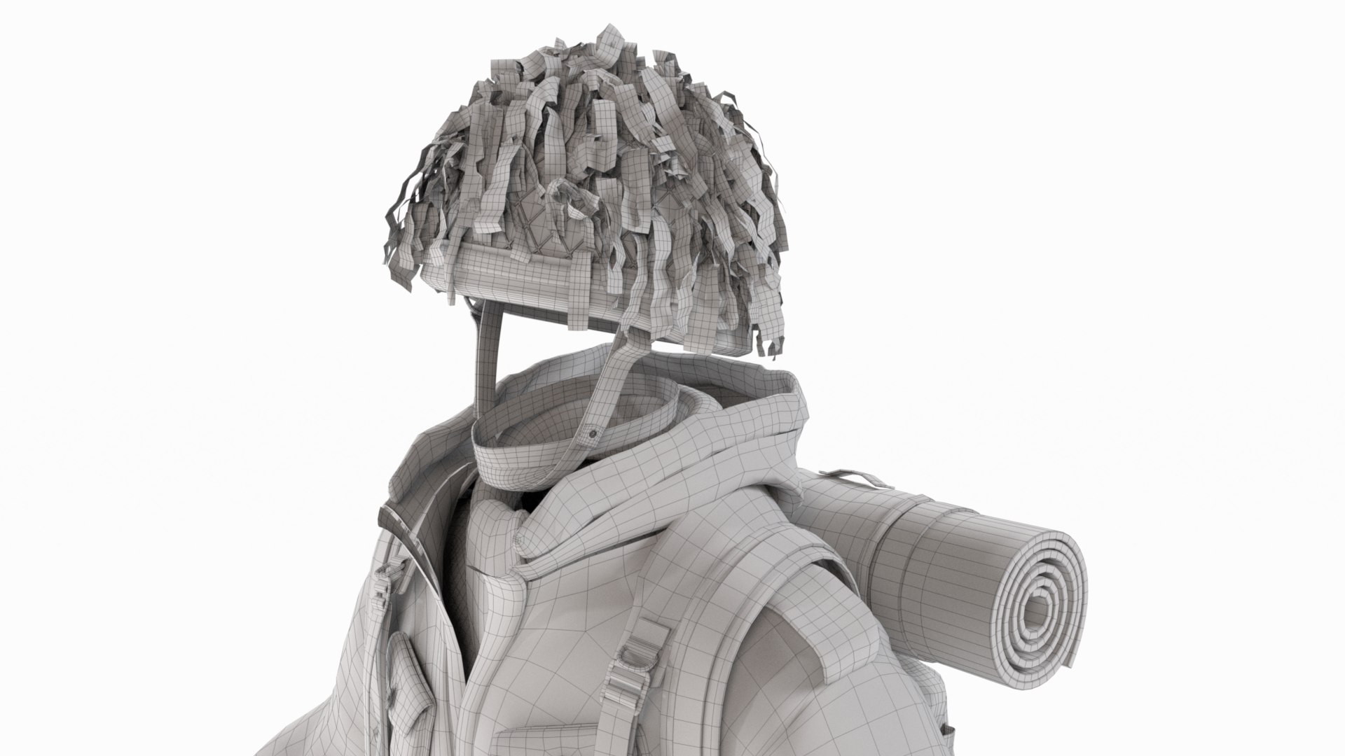 3D Paratrooper - Falklands War Military Soldier Uniform - TurboSquid ...