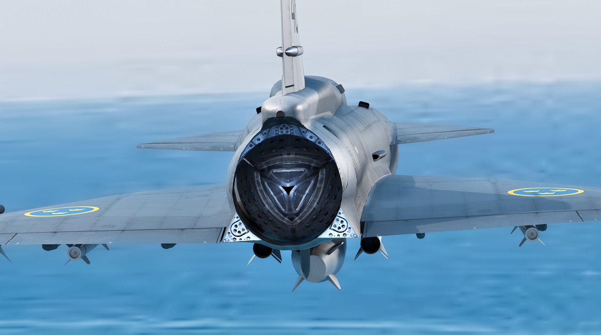 3D Saab 37 Viggen With High Resolution Cocpit - Multiple Decals Set ...