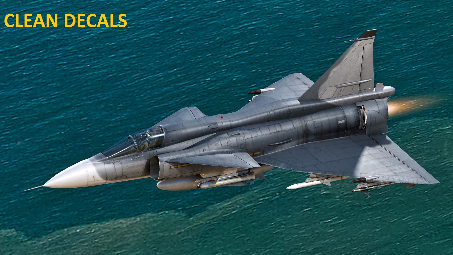 3D Saab 37 Viggen With High Resolution Cocpit - Multiple Decals Set ...