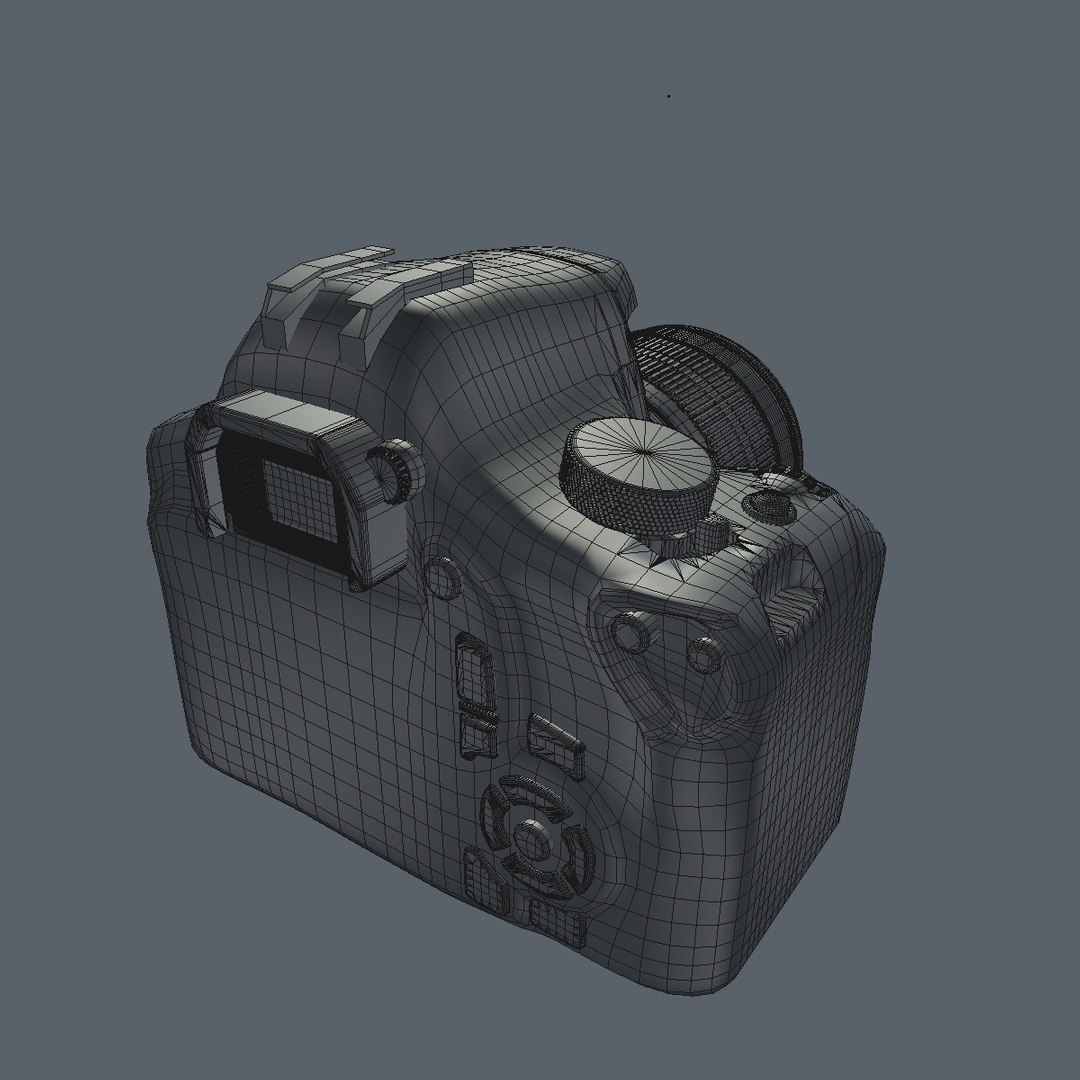 3D Canon Camera Eos Rebel - TurboSquid 1408290