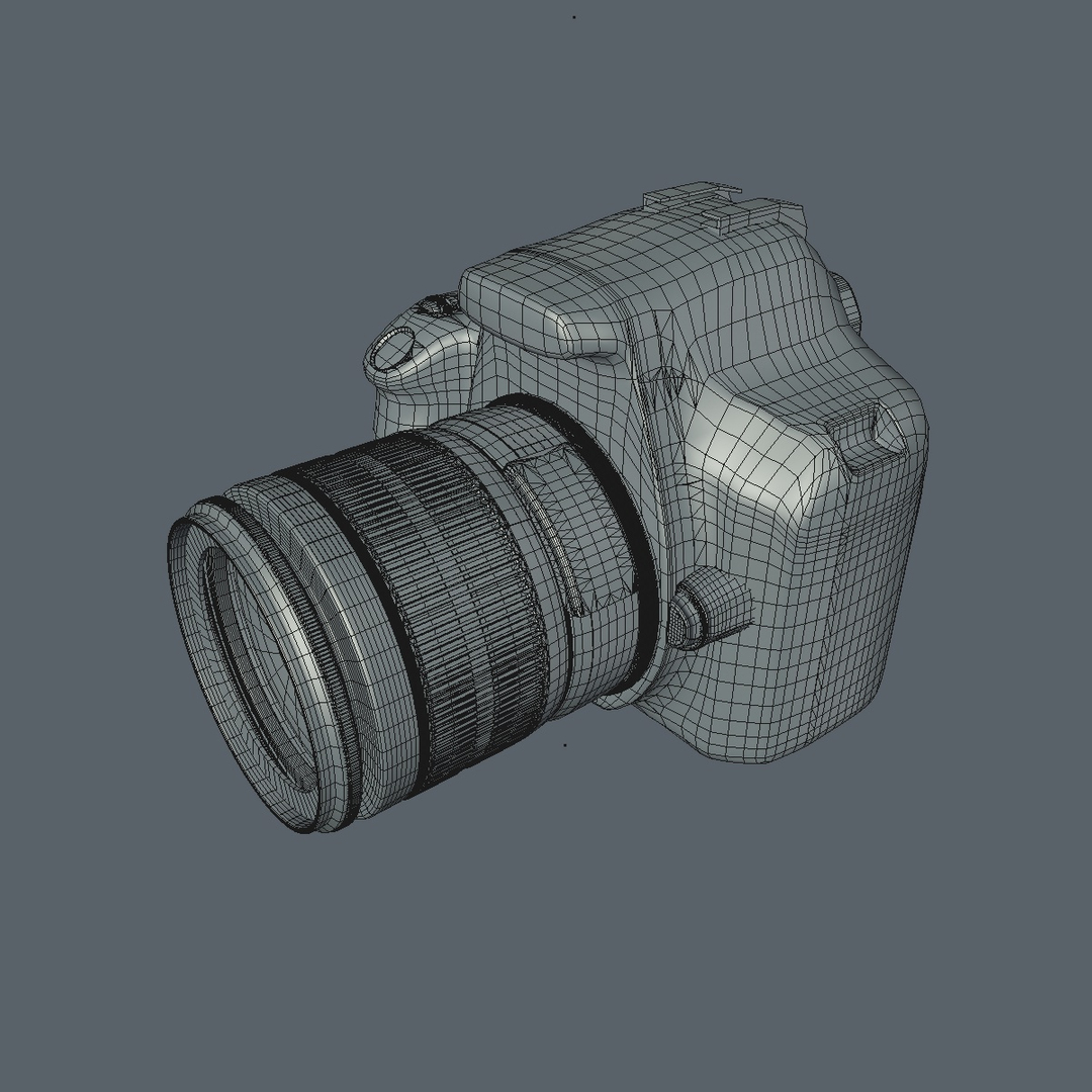 3D Canon Camera Eos Rebel - TurboSquid 1408290