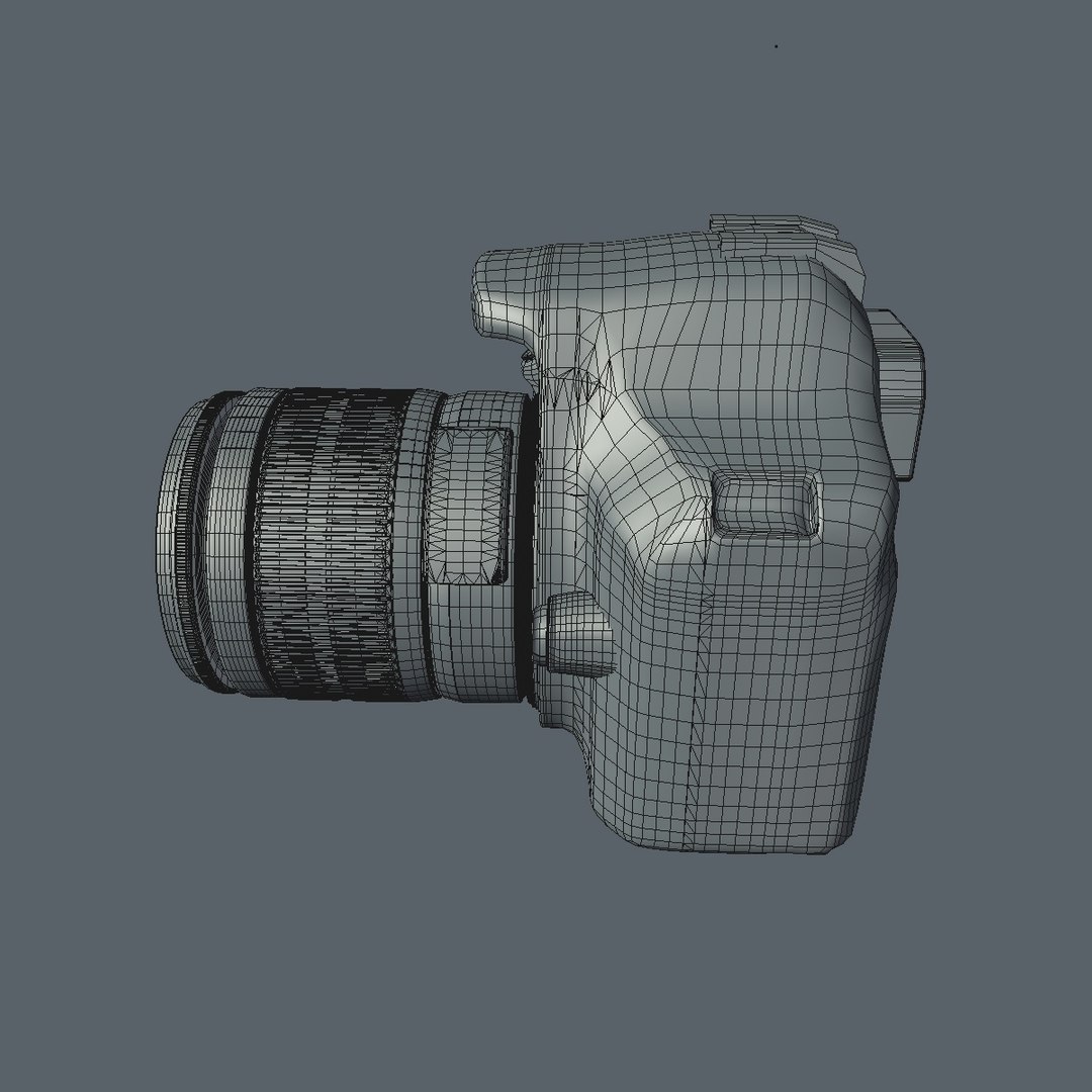3D Canon Camera Eos Rebel - TurboSquid 1408290