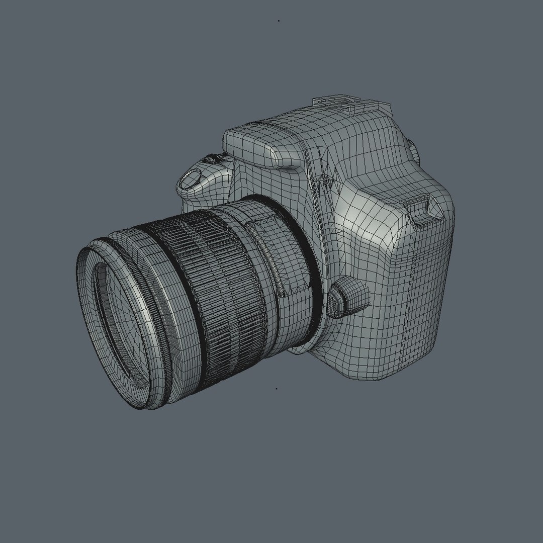 3D Canon Camera Eos Rebel - TurboSquid 1408290