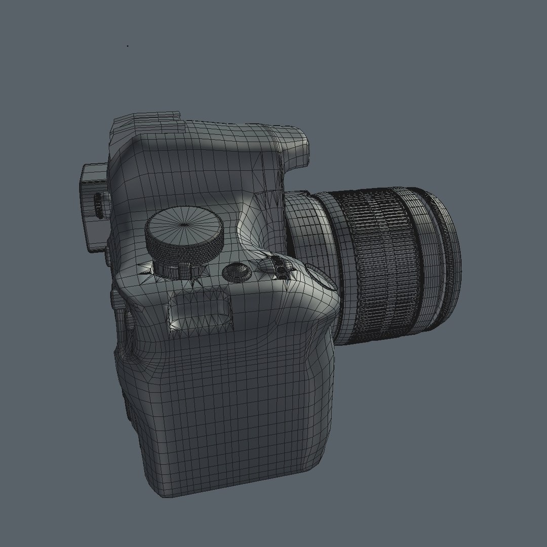 3D canon camera eos rebel - TurboSquid 1408290