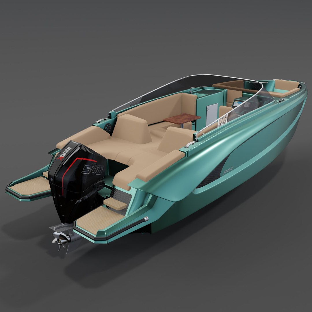 Flynt 756 Outboard 3D Rendering PBR 3D - TurboSquid 2417007