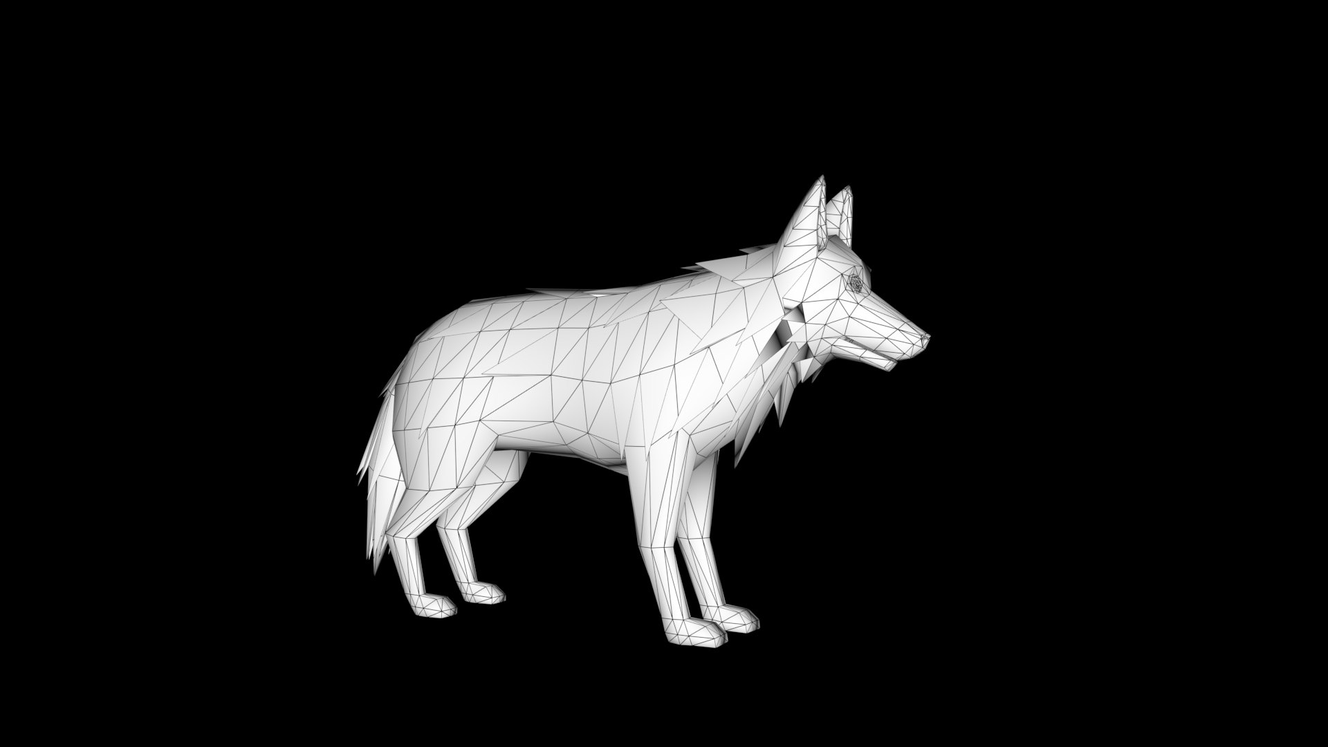 3D Rigged Wolf Lowpoly 3D Model - TurboSquid 2263751