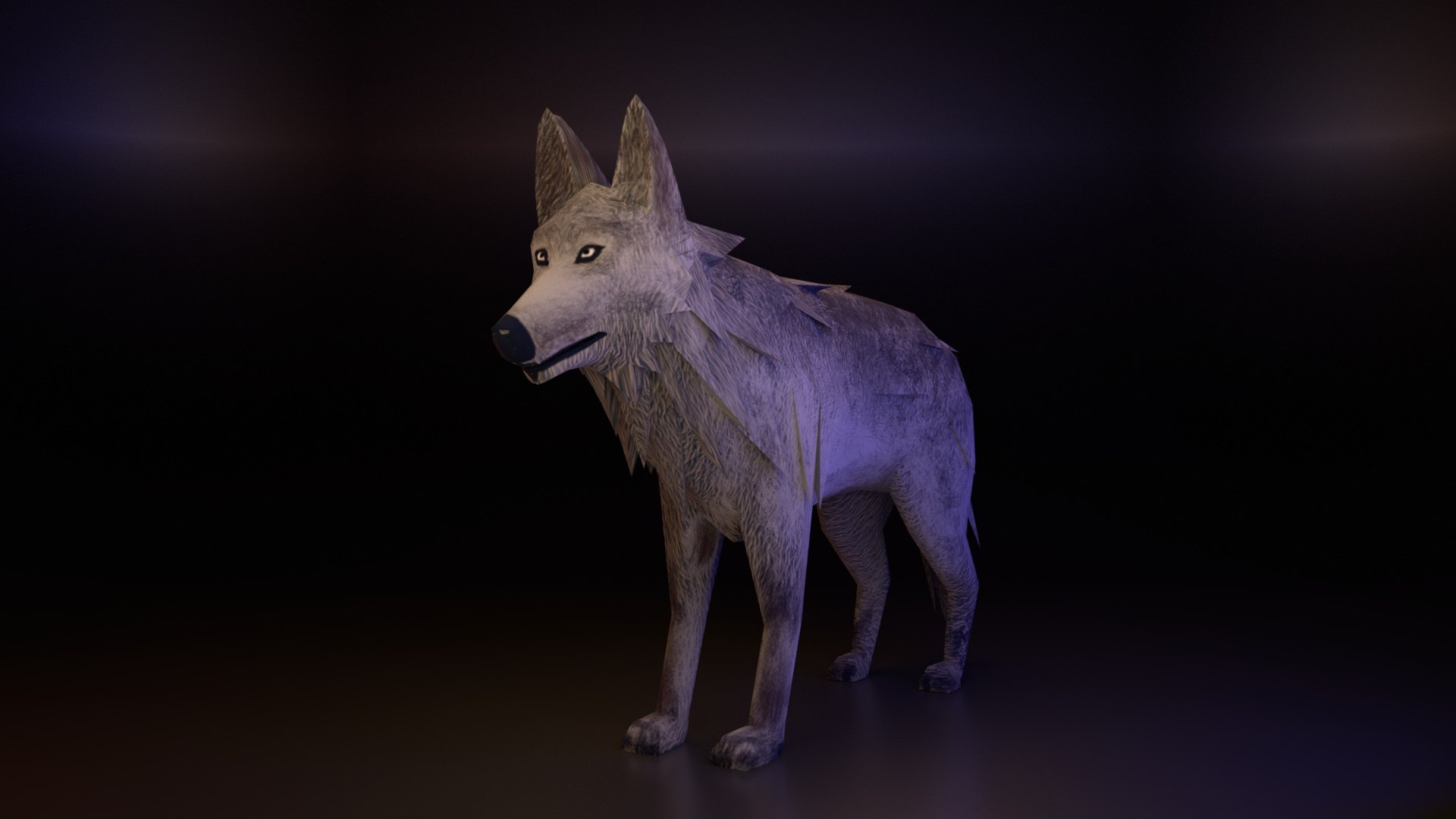 3D Rigged Wolf Lowpoly 3D Model - TurboSquid 2263751