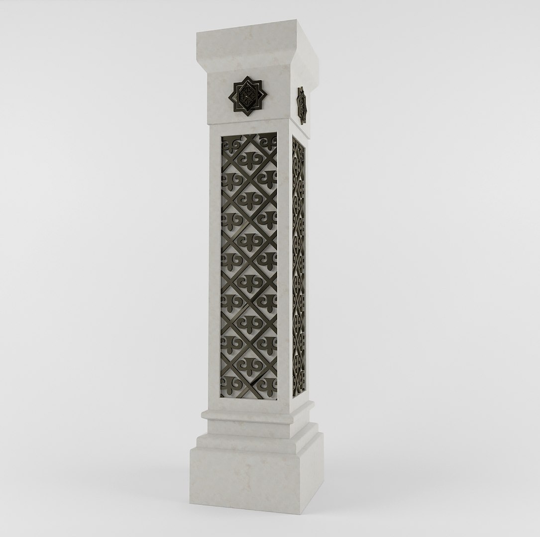 Islamic Columns Model - TurboSquid 1375383